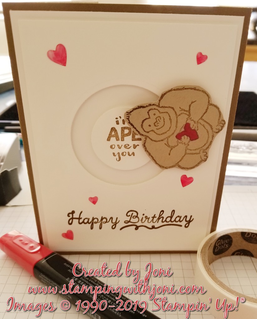 Spinning apes and how to create them. – Stamping With Joni and the Red ...