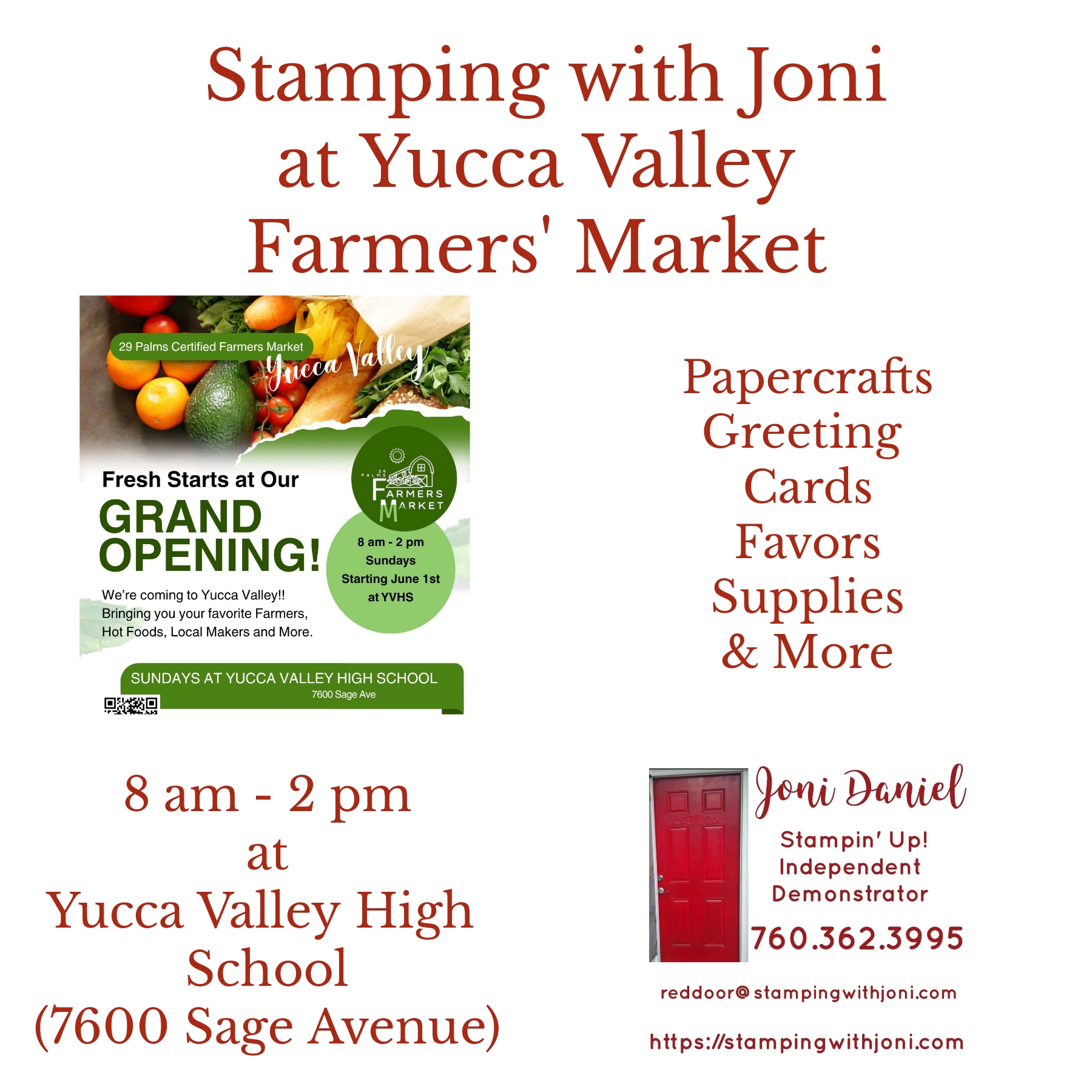 Stamping With Joni and the Red Door Crafters – To create impact through ...