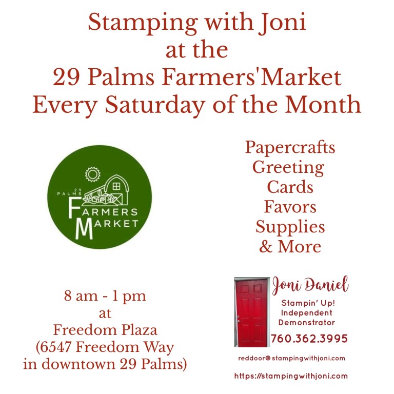 Events for this Week!!! – Stamping With Joni and the Red Door Crafters